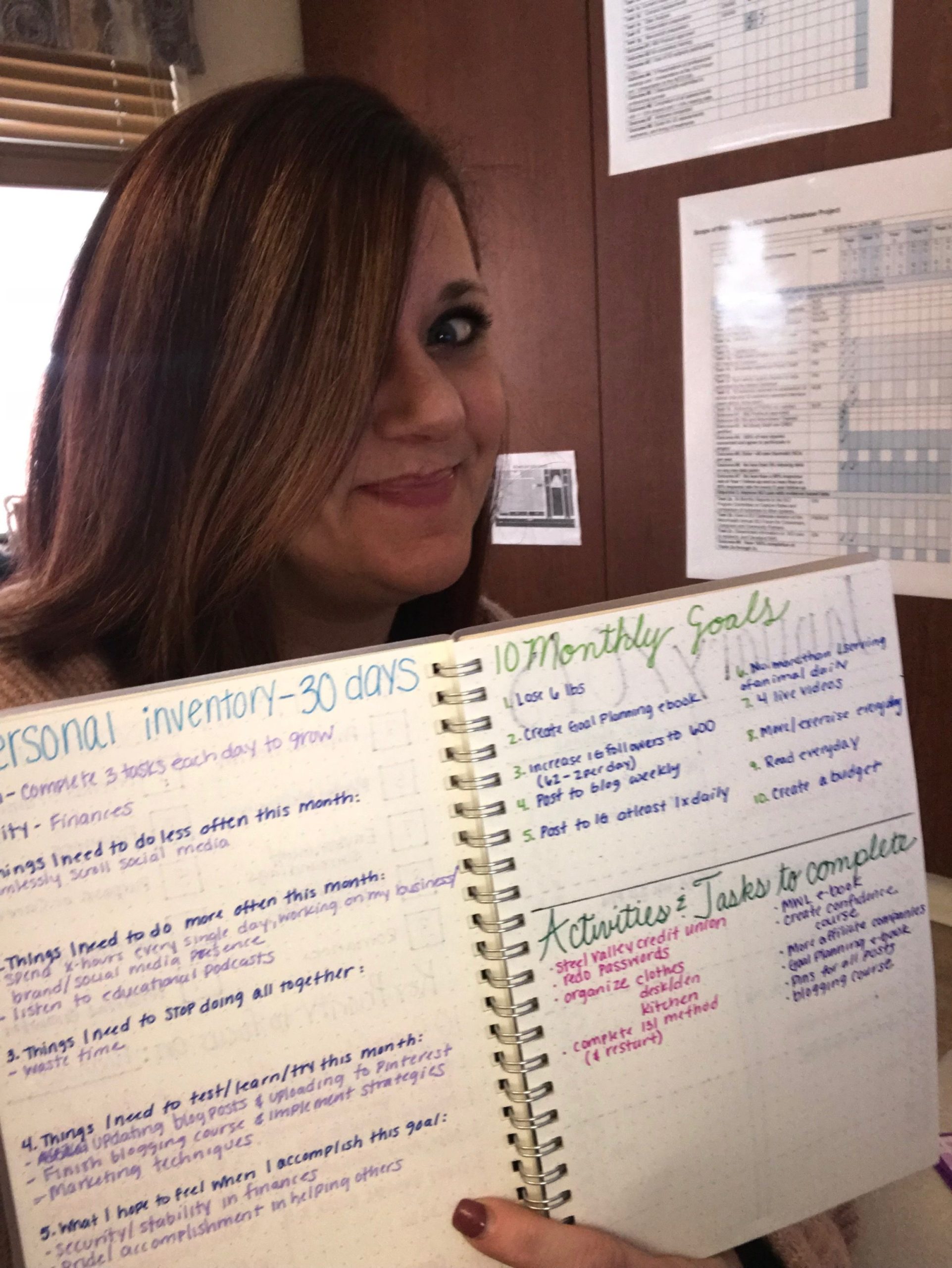 New Year's Resolutions and My January 2018 Goals - Wheel Life Blog